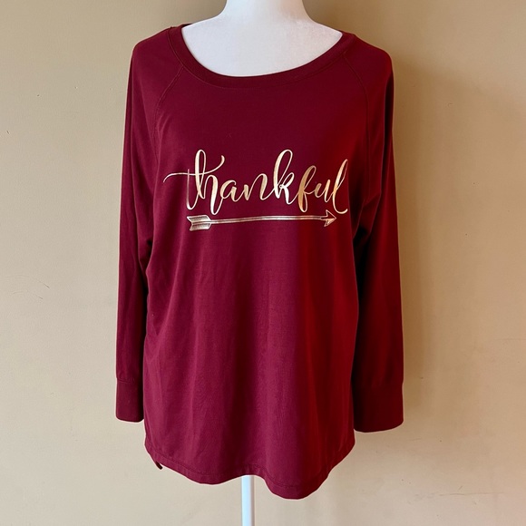 State of Mine | Tops | State Of Mine Medium Thankful Gold Arrow Maroon ...